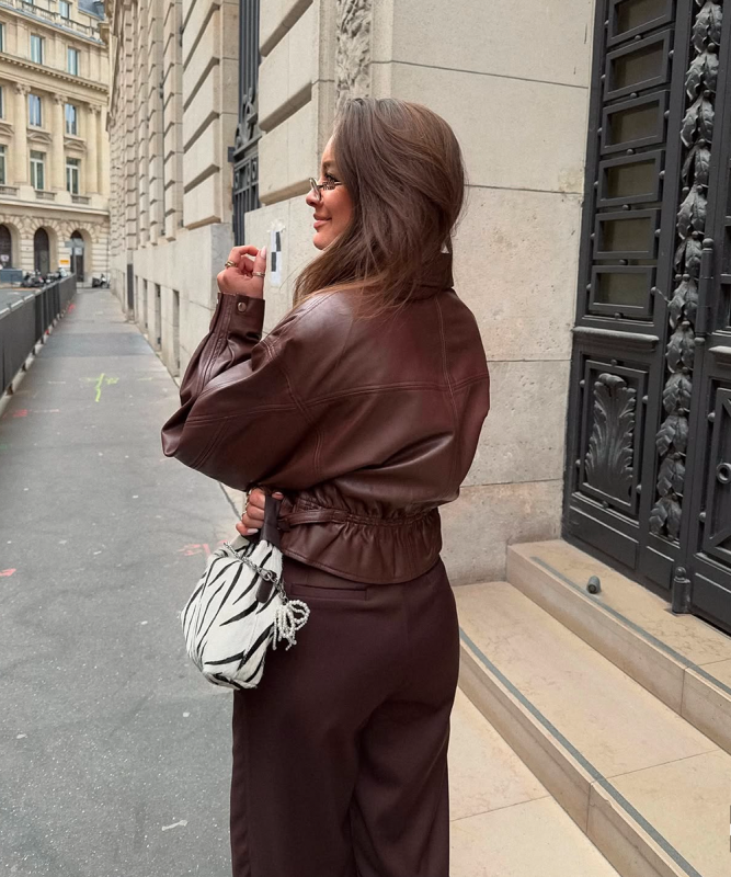 Jules jacket in Hazelnut kopen? // IBANA